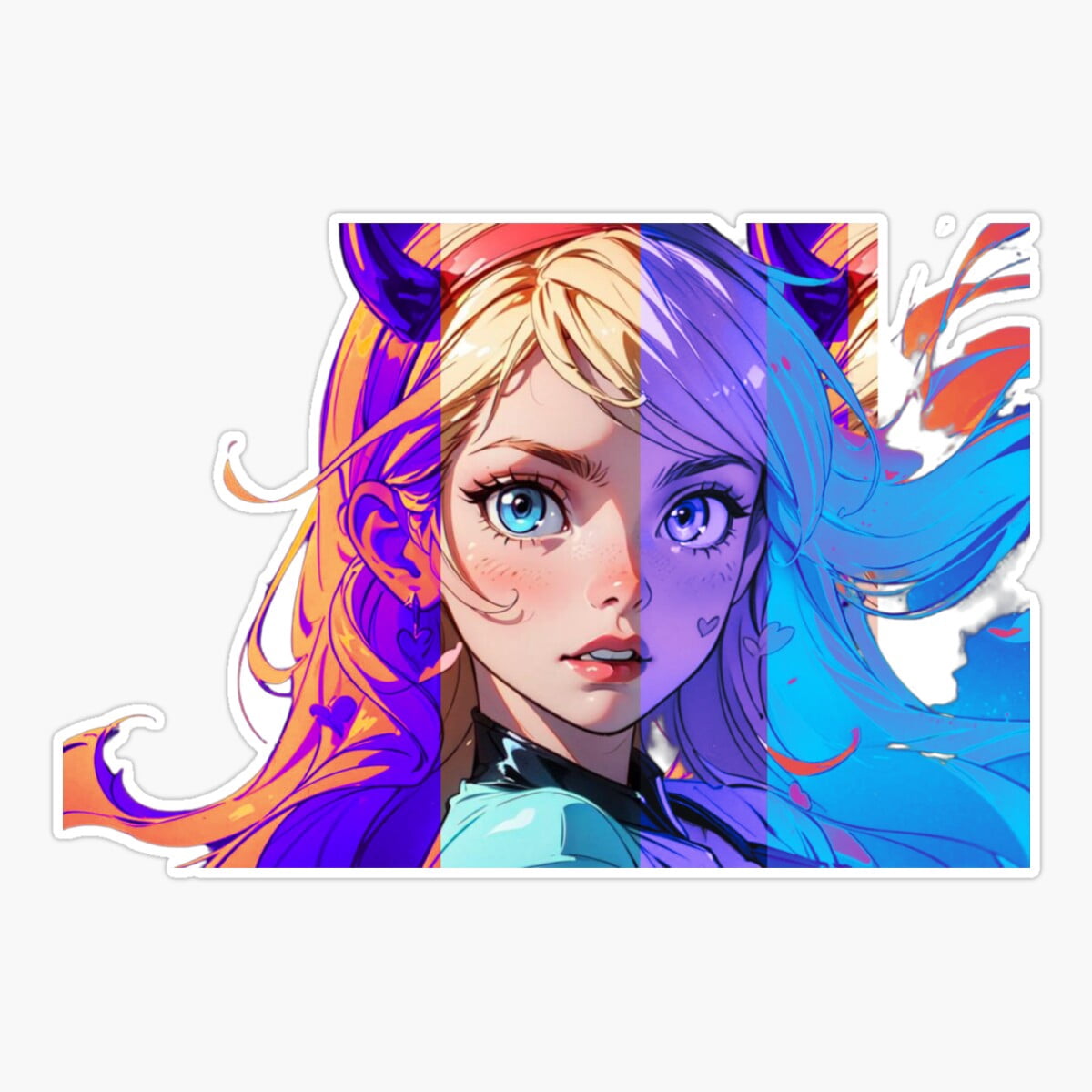 Onim Anime Arth, Manga , Anime Sticker, Phone Decal Water Bottle ...