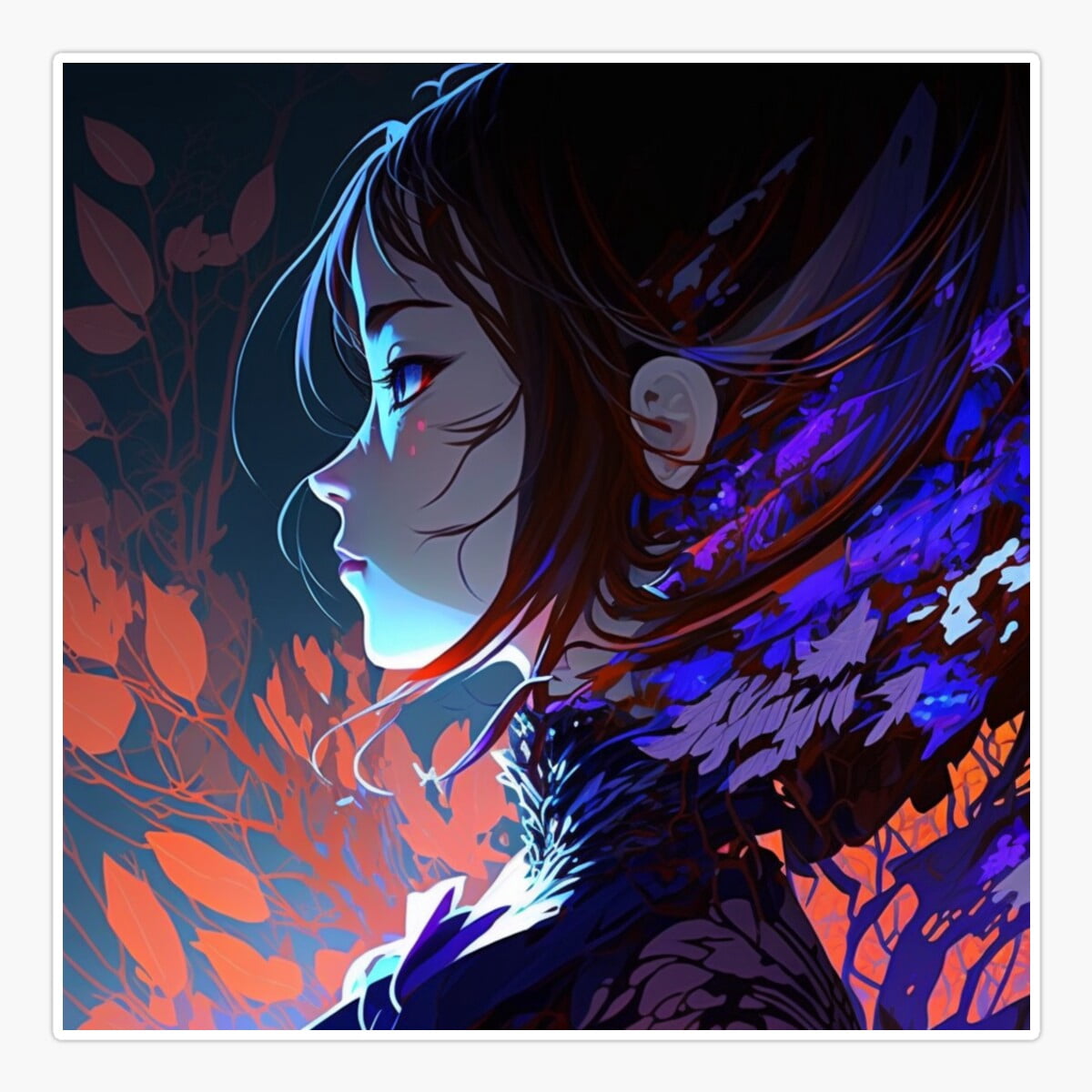 Onim Anime Beauty Sticker, Phone Decal Water Bottle Stickers Car Decals ...