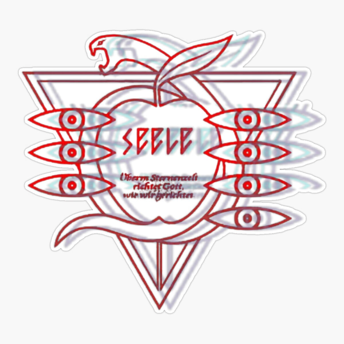 Onim Anime , Manga Evangelion Sticker, Phone Decal Water Bottle ...