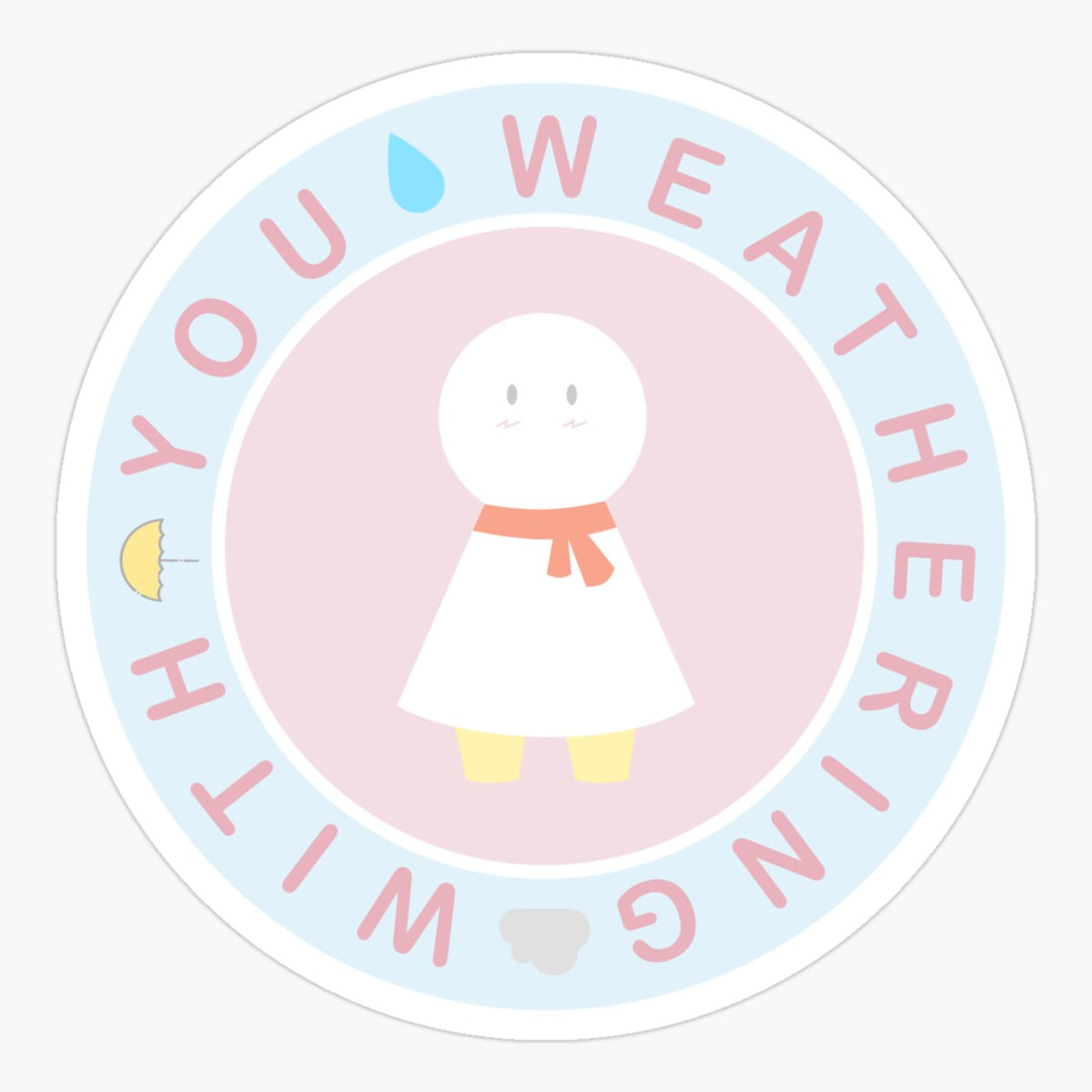 Onim Anime Pop Socket Weathering With You Nagi Weather Doll Sticker ...