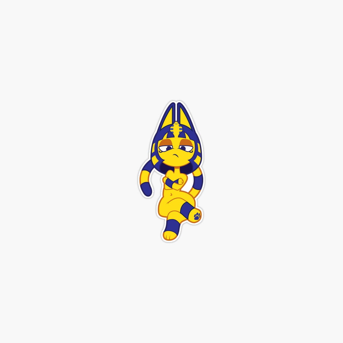 Onim Ankha Sticker, Phone Decal Water Bottle Stickers Car Decals, Funny ...
