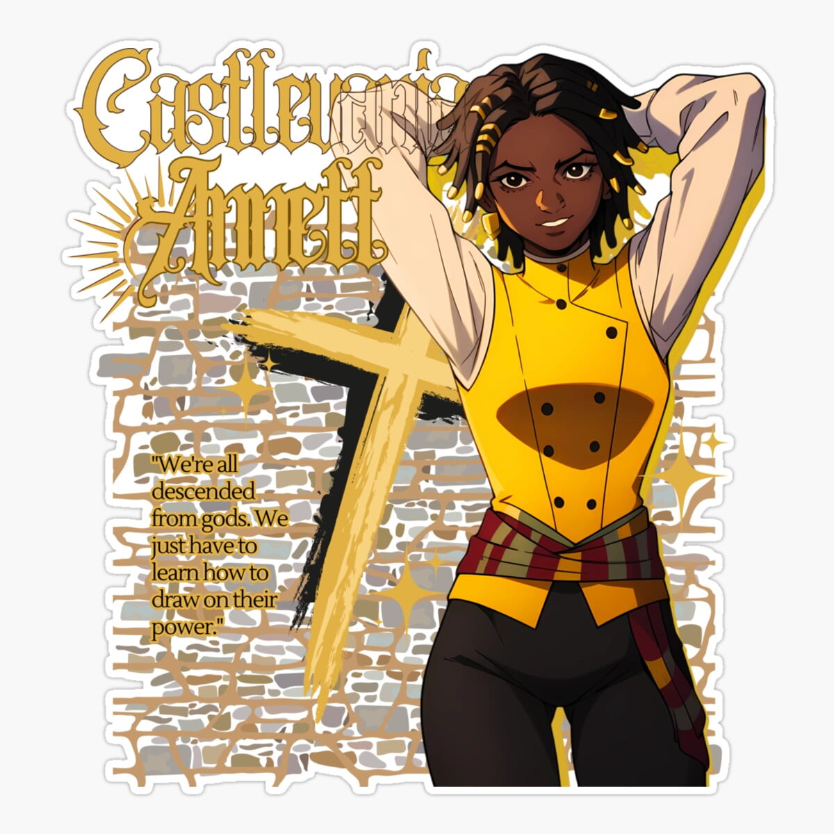 Onim Annette - Castlevania: Nocturne - Anime Arth Sticker, Phone Decal ...