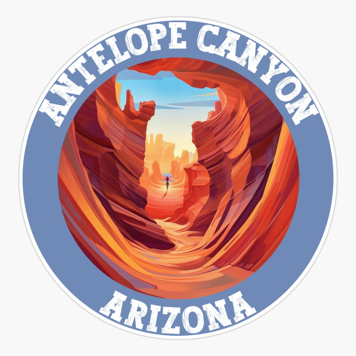 Onim Antelope Canyon Arizona Retro Vintage Amazing Outdoors Adventure ...