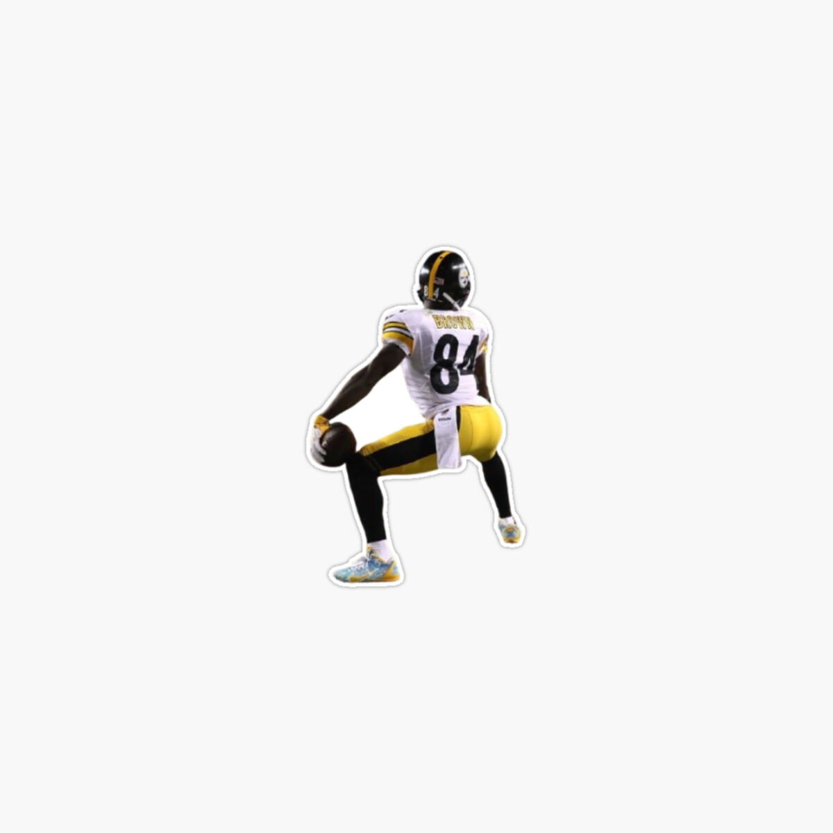 Onim Antonio Brown Twerking Sticker, Phone Decal Water Bottle Stickers ...