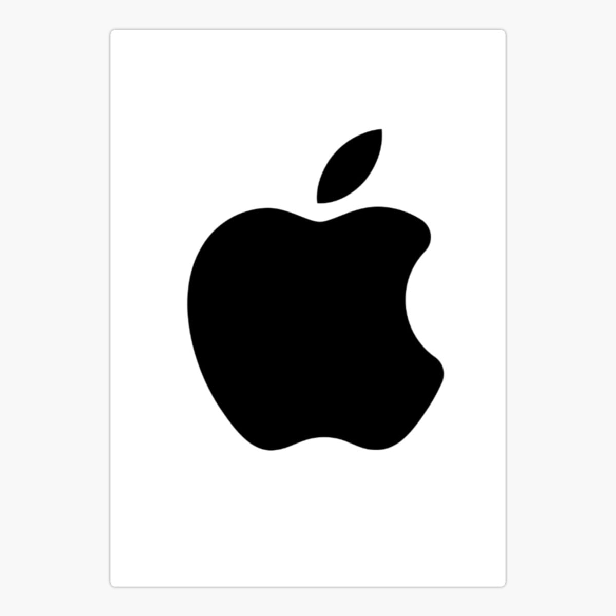 Onim Apple Logo Designs Sticker, Phone Decal Water Bottle Stickers Car ...