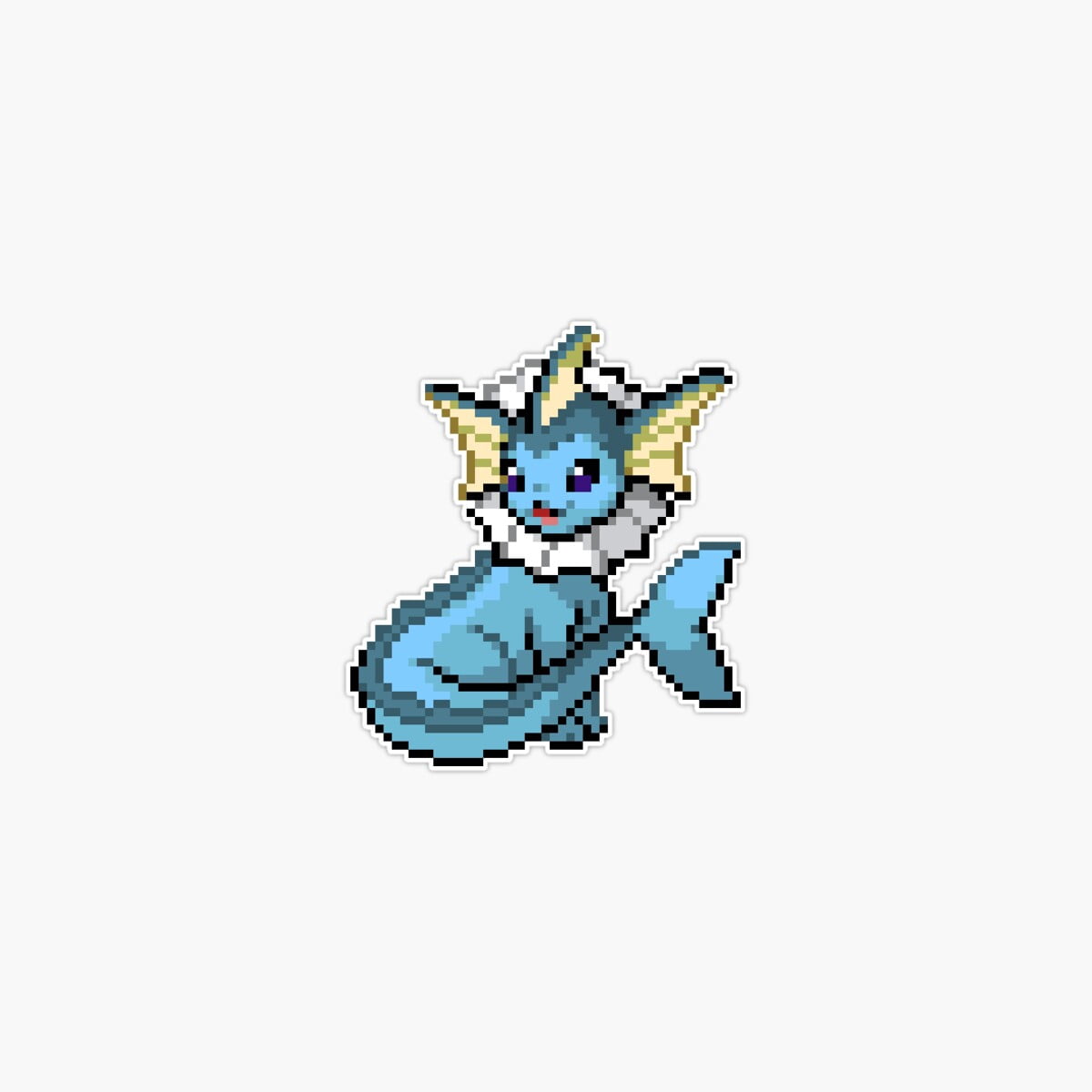Onim Aquatic fox with the powers of the water element Sticker - Walmart.com