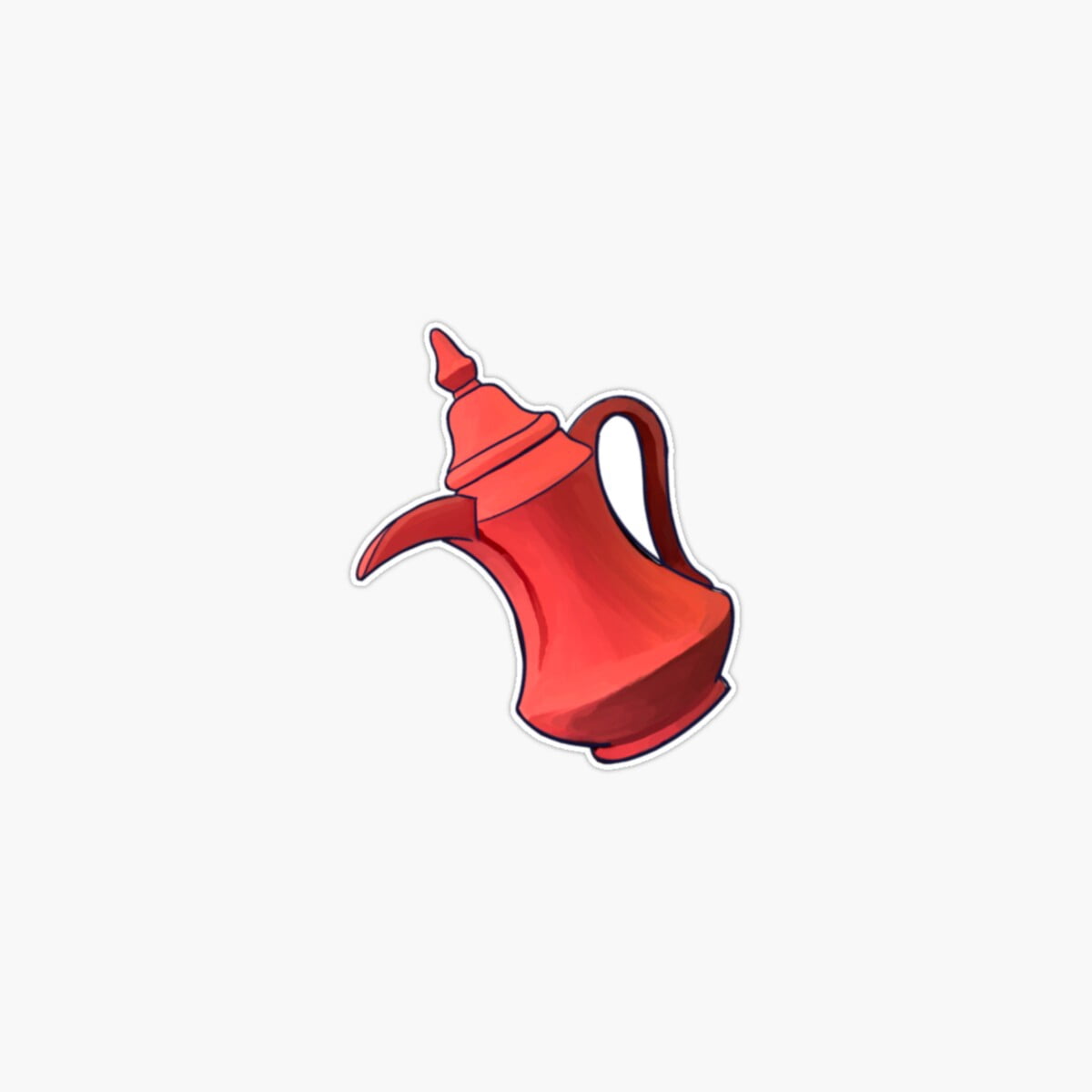 Onim Arabic Coffee Sticker - Walmart.com