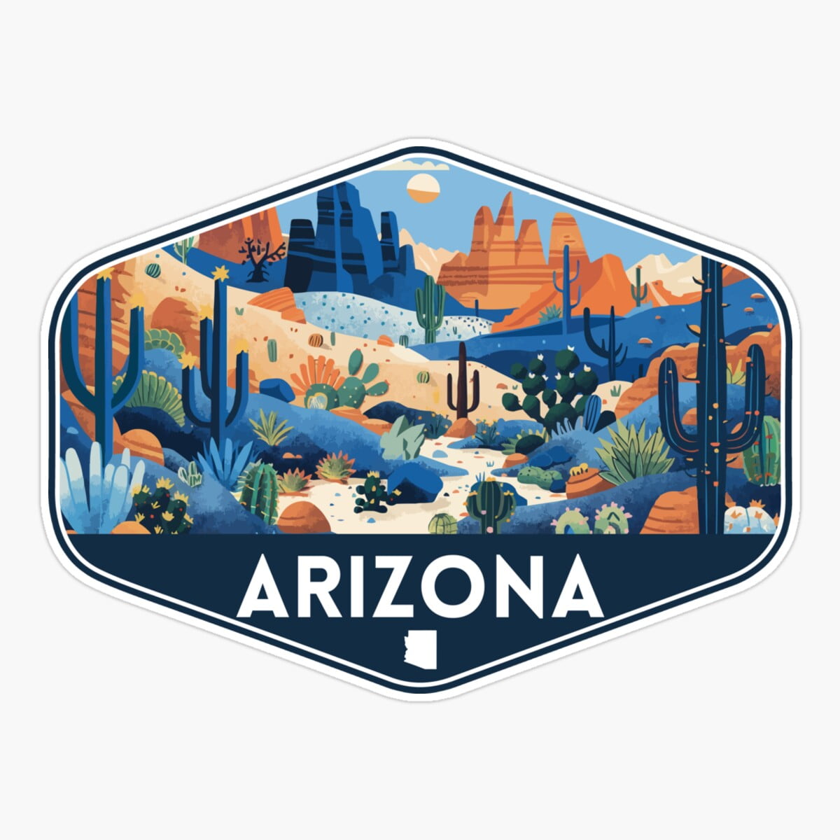Onim Arizona Travel Souvenir Sticker, Phone Decal Water Bottle Stickers ...