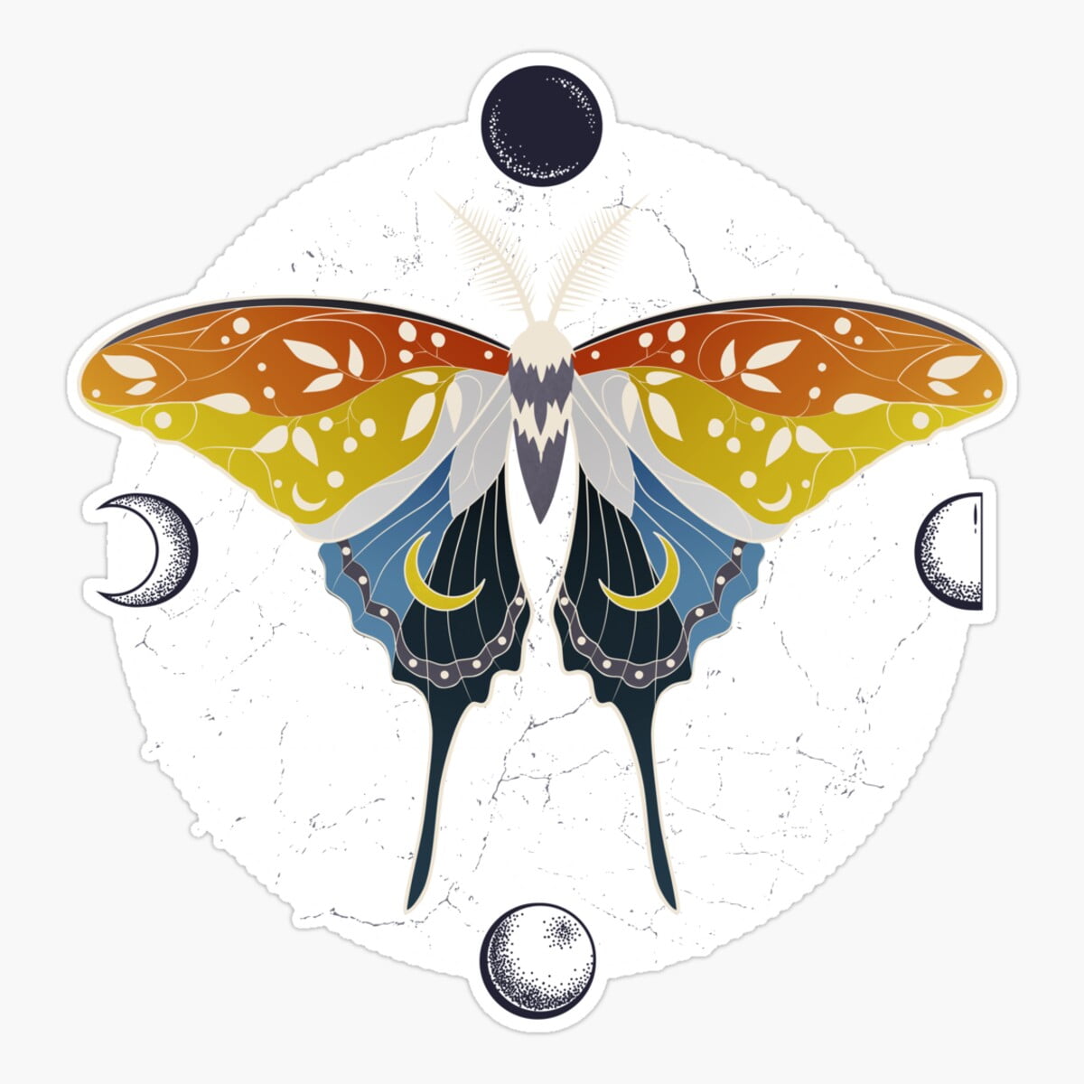 Onim Aroace Luna Moth Cottagecore Lgbt Aromantic Asexual Pride Flag ...