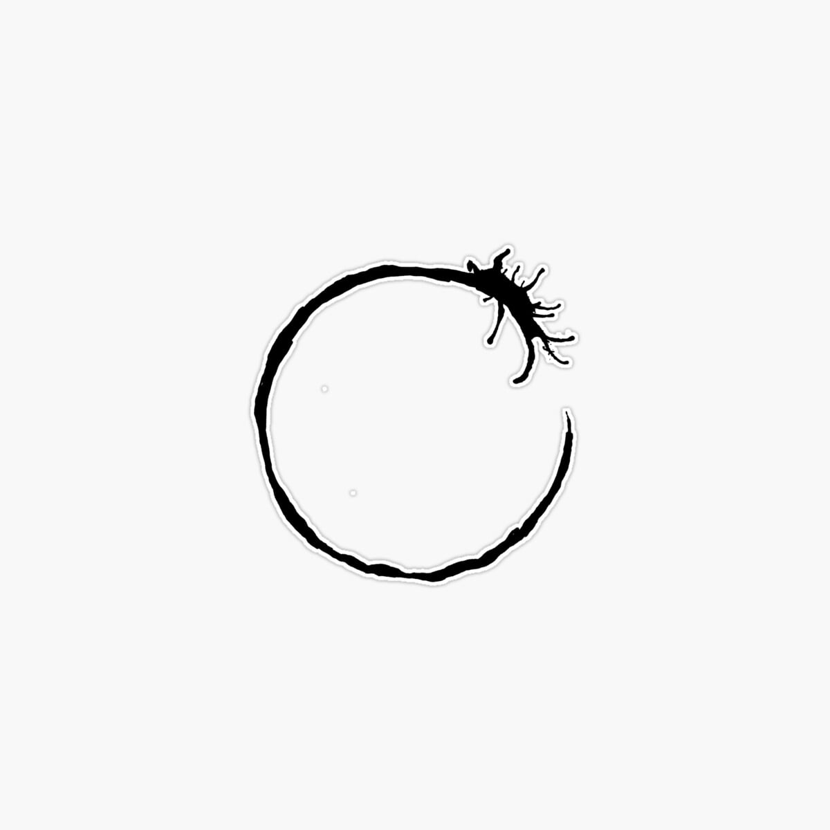 Onim Arrival Human Symbol Sticker, Phone Decal Water Bottle Stickers ...