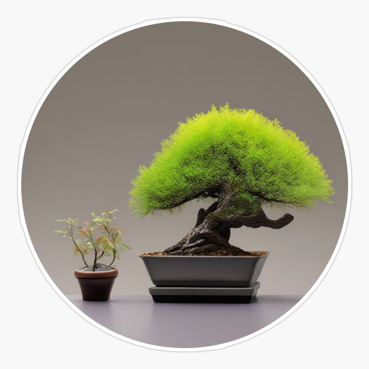 Onim Art Bonsai Japan Sticker, Phone Decal Water Bottle Stickers Car ...