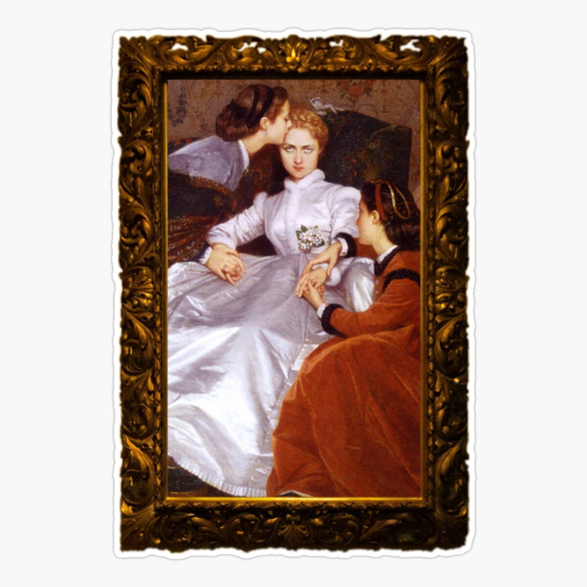 Onim Art History Painting - "The Reluctant Bride" Or "The Hesitant ...