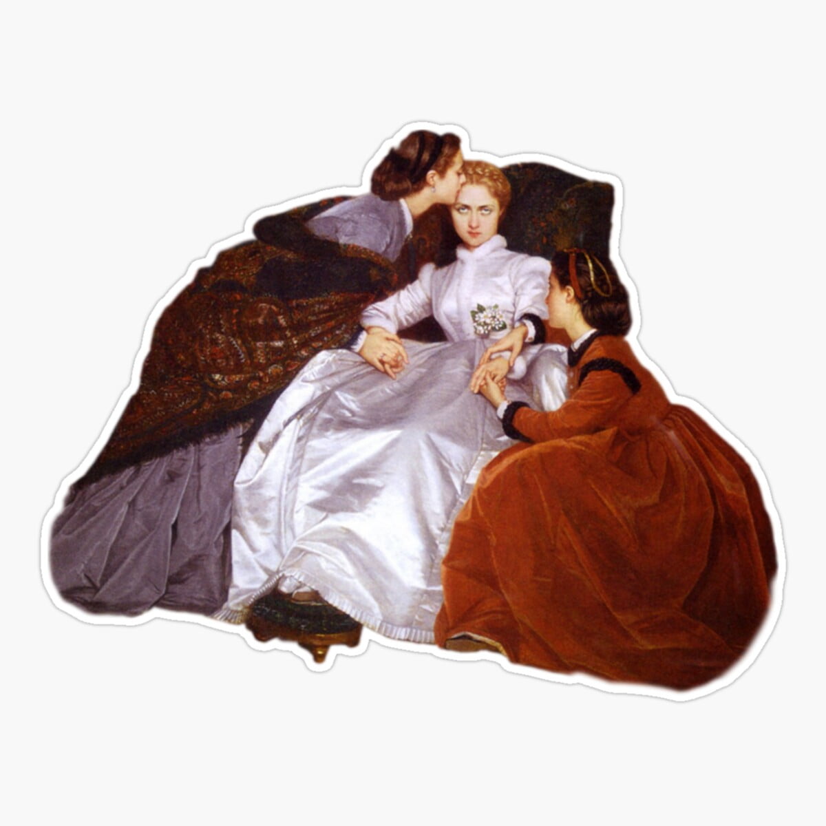 Onim Art History Painting - "The Reluctant Bride" Or "The Hesitant ...