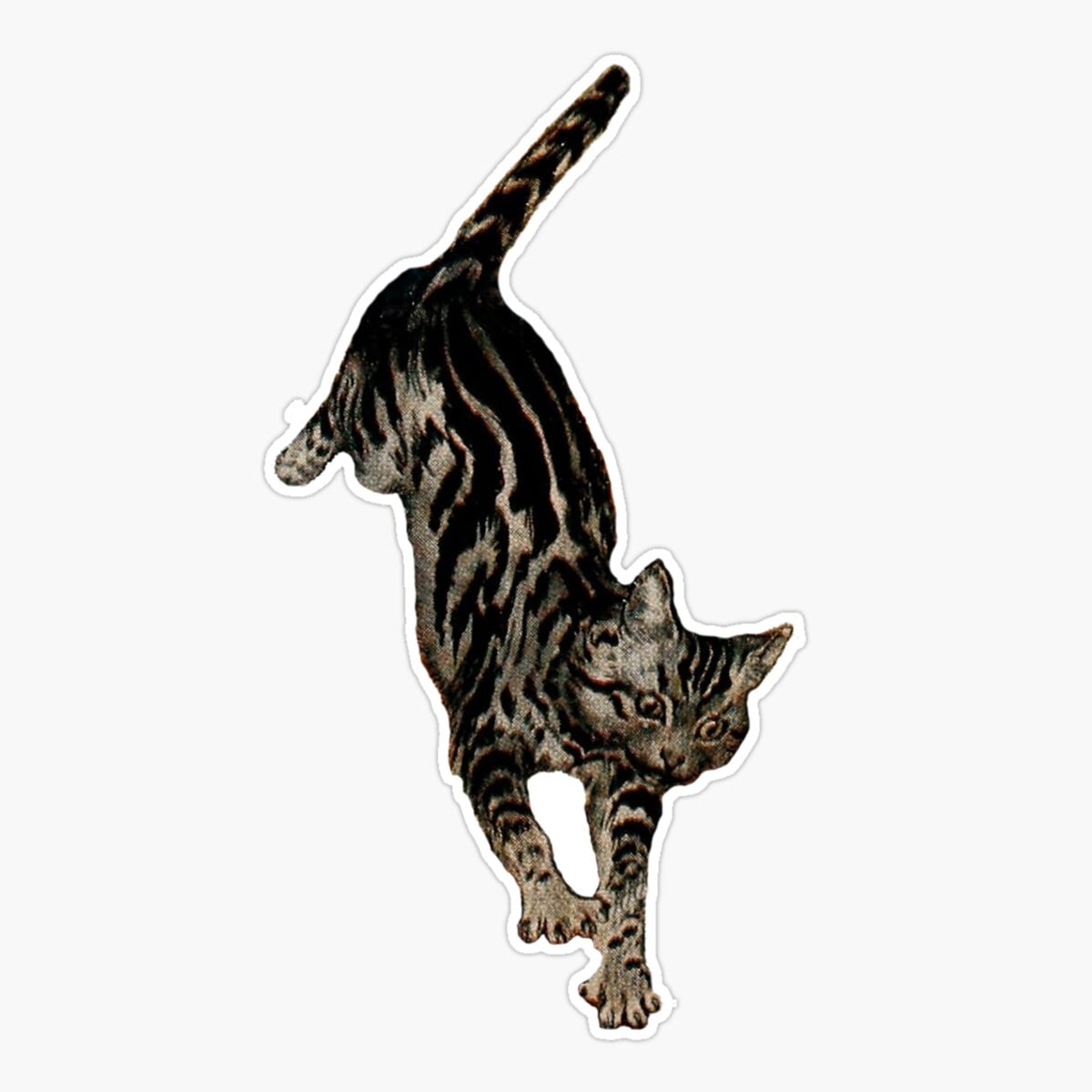 Onim Arthur Rackham- Dick Whittington'S Cat Sticker, Phone Decal Water ...