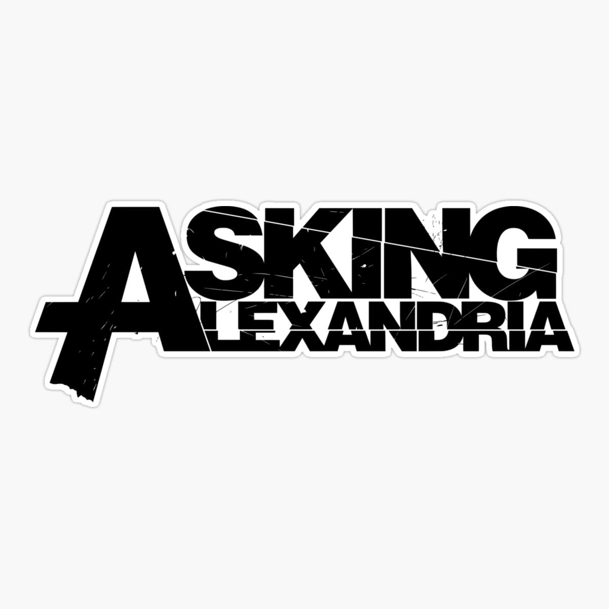 Onim Asking Alexandria Sticker, Phone Decal Water Bottle Stickers Car ...