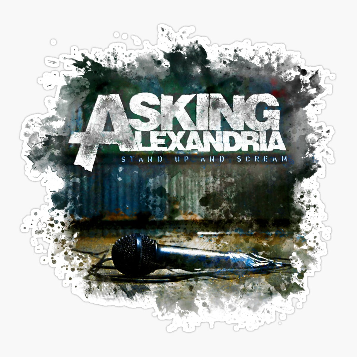 Onim Asking Alexandria Sticker, Phone Decal Water Bottle Stickers Car ...