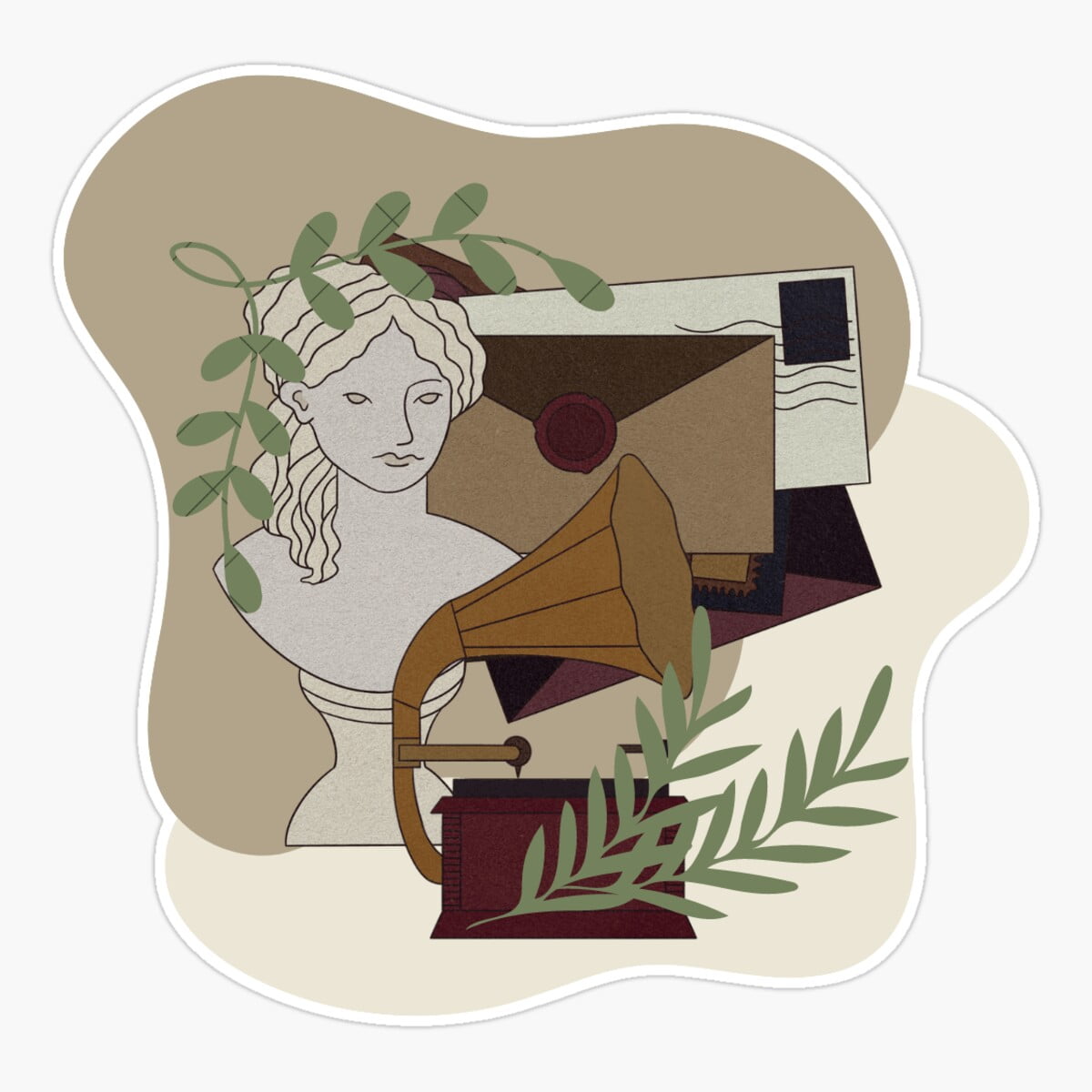 Onim Assorted Dark Academia Sticker, Phone Decal Water Bottle Stickers Car Decals, Funny ...