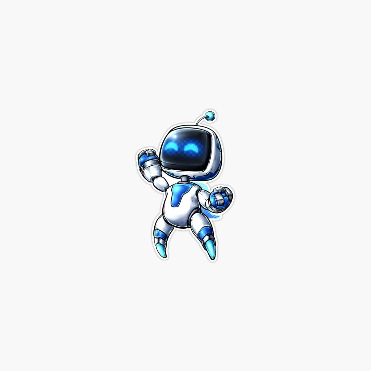 Onim Astro Bot Sticker, Phone Decal Water Bottle Stickers Car Decals ...