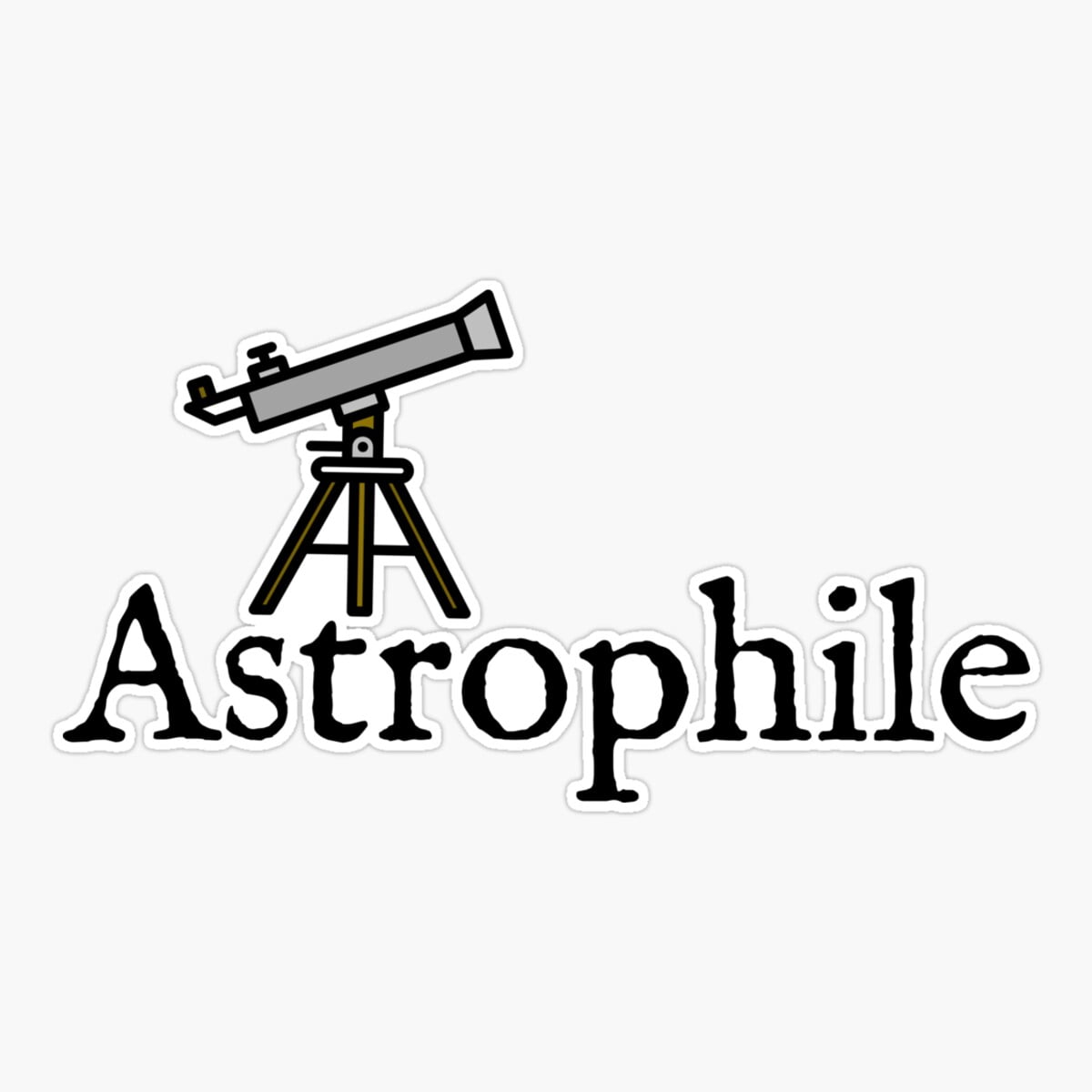 Onim Astrophile Lover Of Stars, Dark Sky Sticker, Phone Decal Water ...