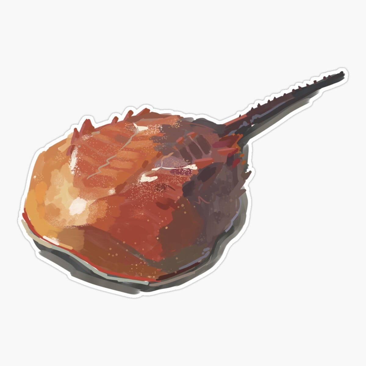 Onim Atlantic Horseshoe Crab Sticker, Phone Decal Water Bottle Stickers ...