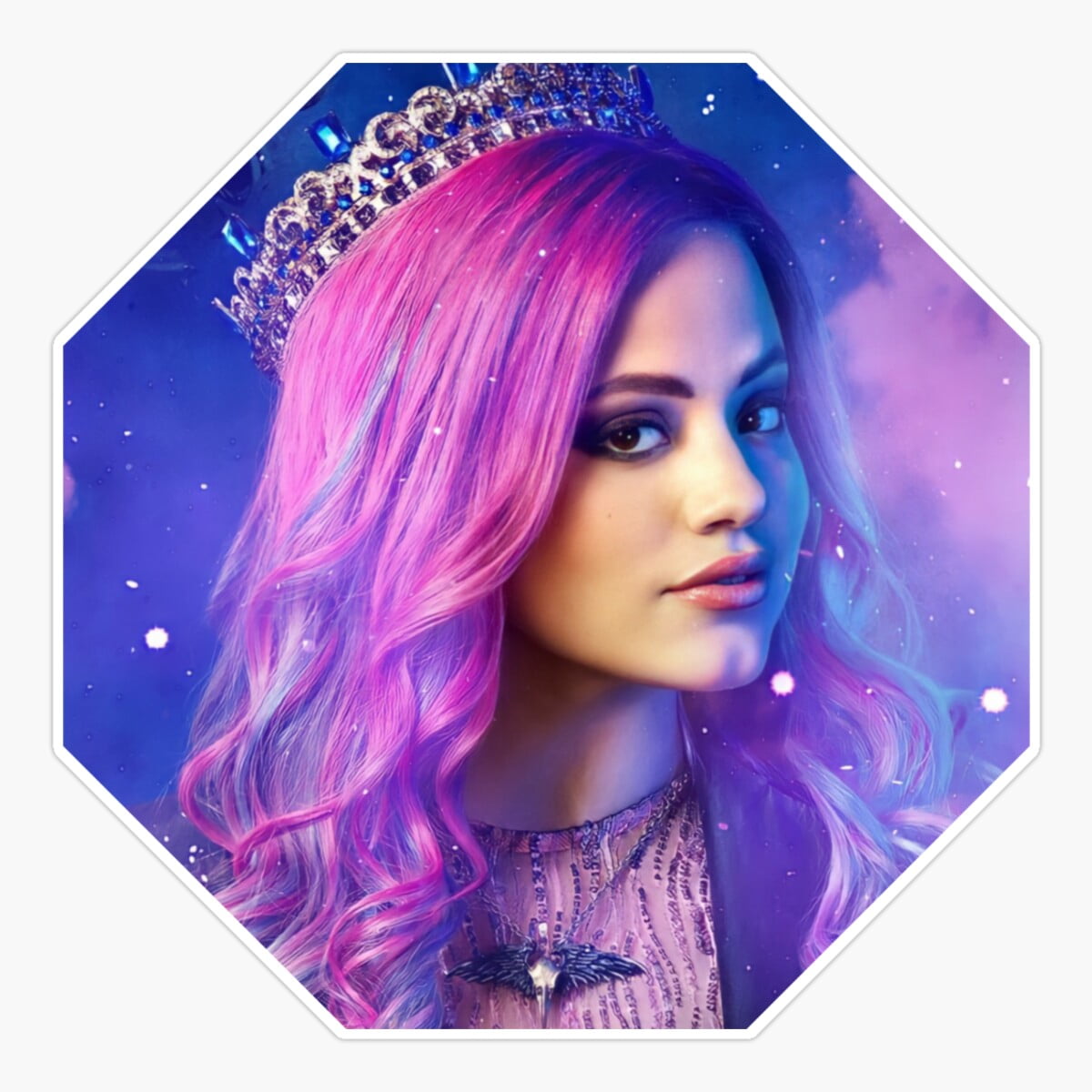 Onim Audrey Descendants 3 Sticker, Phone Decal Water Bottle Stickers ...