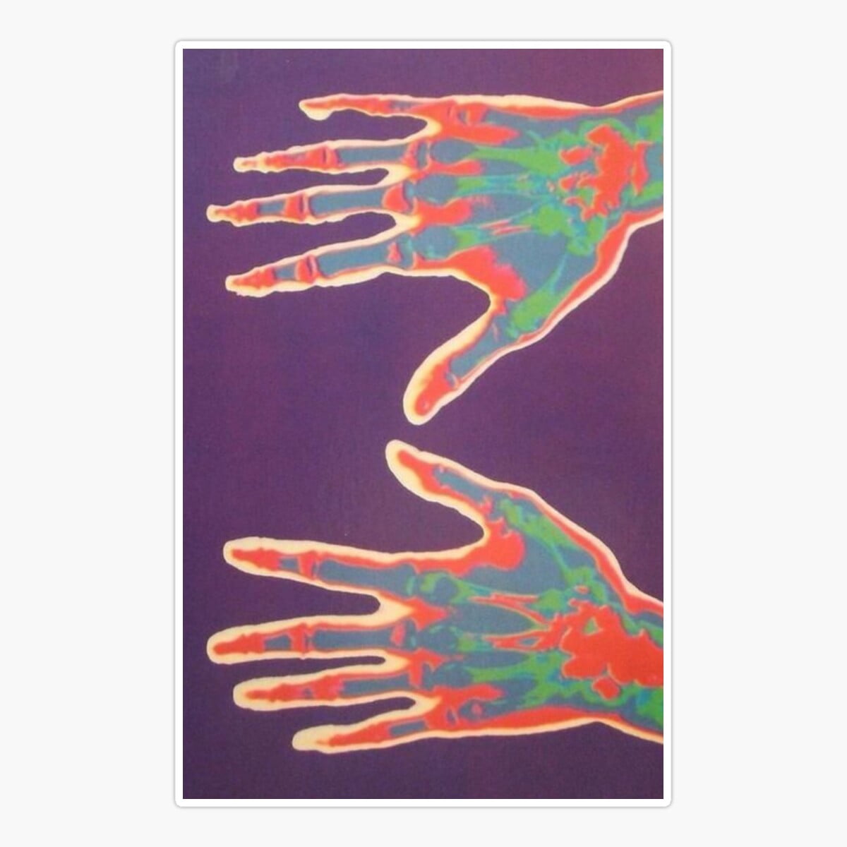 Onim Aura Hands Sticker, Phone Decal Water Bottle Stickers Car Decals ...