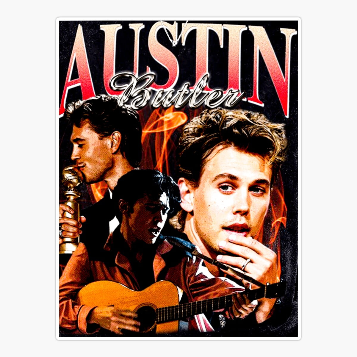 Onim Austin Butler Sticker, Phone Decal Water Bottle Stickers Car Decals, Funny Birthday Gift ...