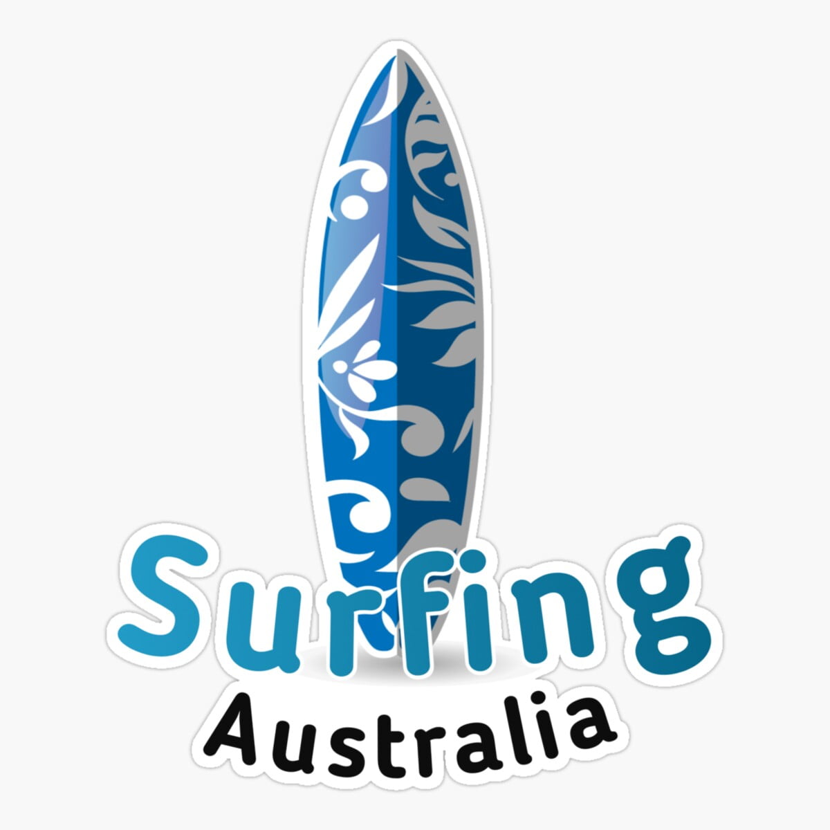 Onim Australia Surf Stickers | Surfing Australia Sticker, Phone Decal ...