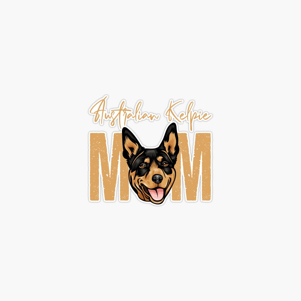Onim Australian Kelpie Mom, Dog Mom Shirt, Gift Idea For Australian ...