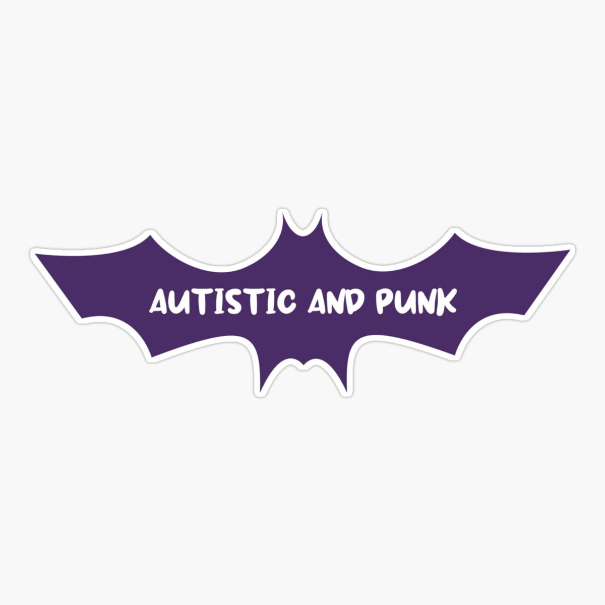 Onim Autistic And Punk Sticker, Phone Decal Water Bottle Stickers Car ...