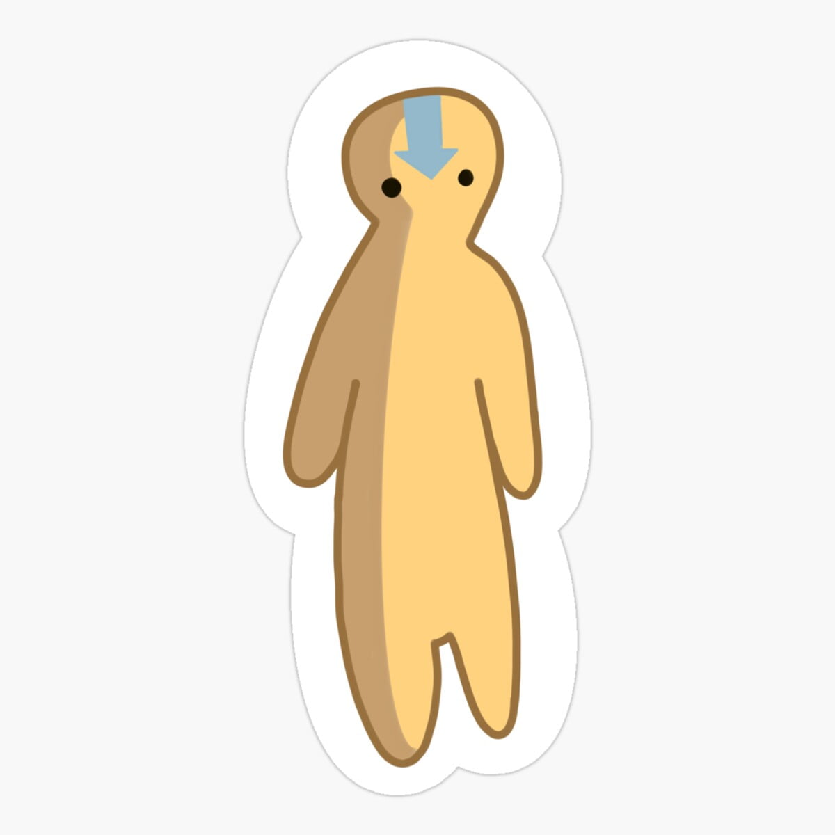 Onim Avatar Unfried Dough Sticker, Phone Decal Water Bottle Stickers ...