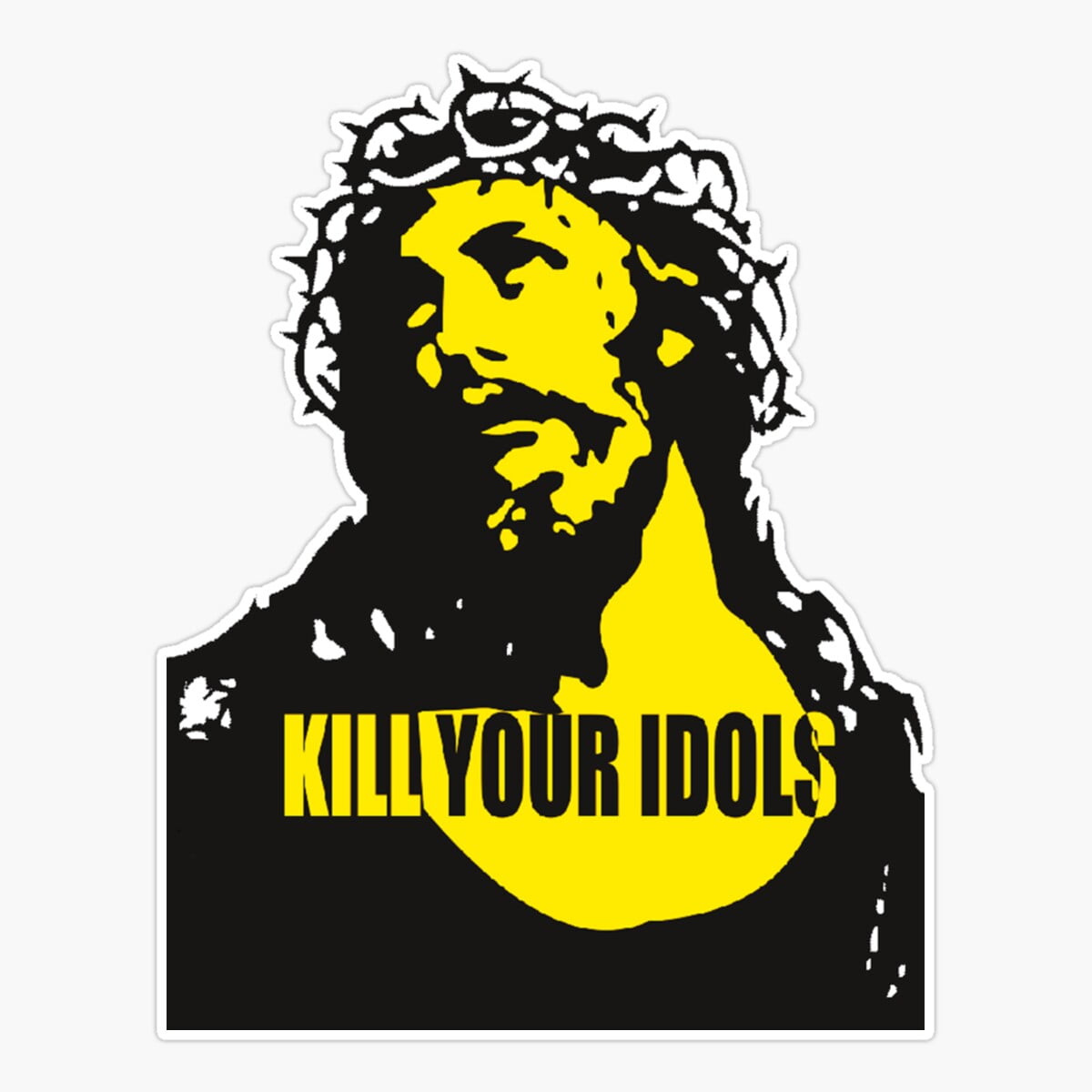 Onim Axl Rose Inspired Tee Sticker, Phone Decal Water Bottle Stickers ...