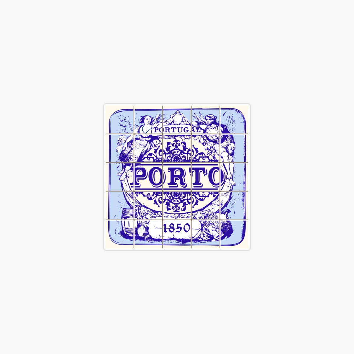 Onim Azulejo Porto Lisbon Azulejos Lisboa Sticker, Phone Decal Water ...