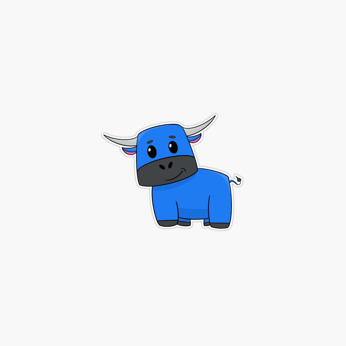 Onim Babe The Blue Ox Sticker, Phone Decal Water Bottle Stickers Car ...