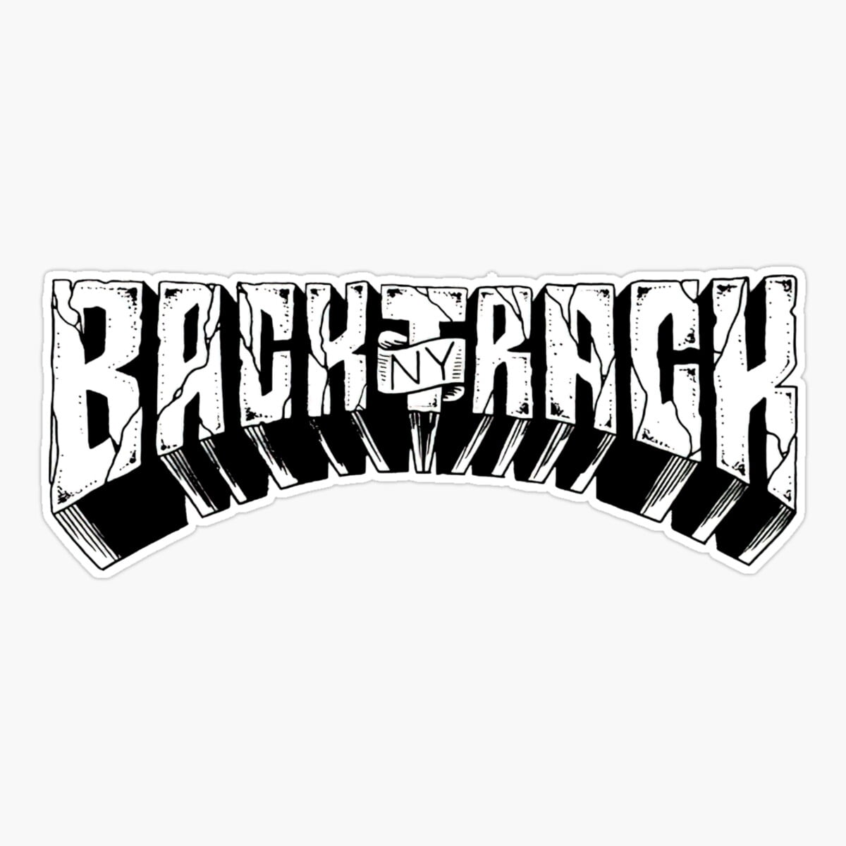 Onim Backtrack - Ny Logo Sticker, Phone Decal Water Bottle Stickers Car ...