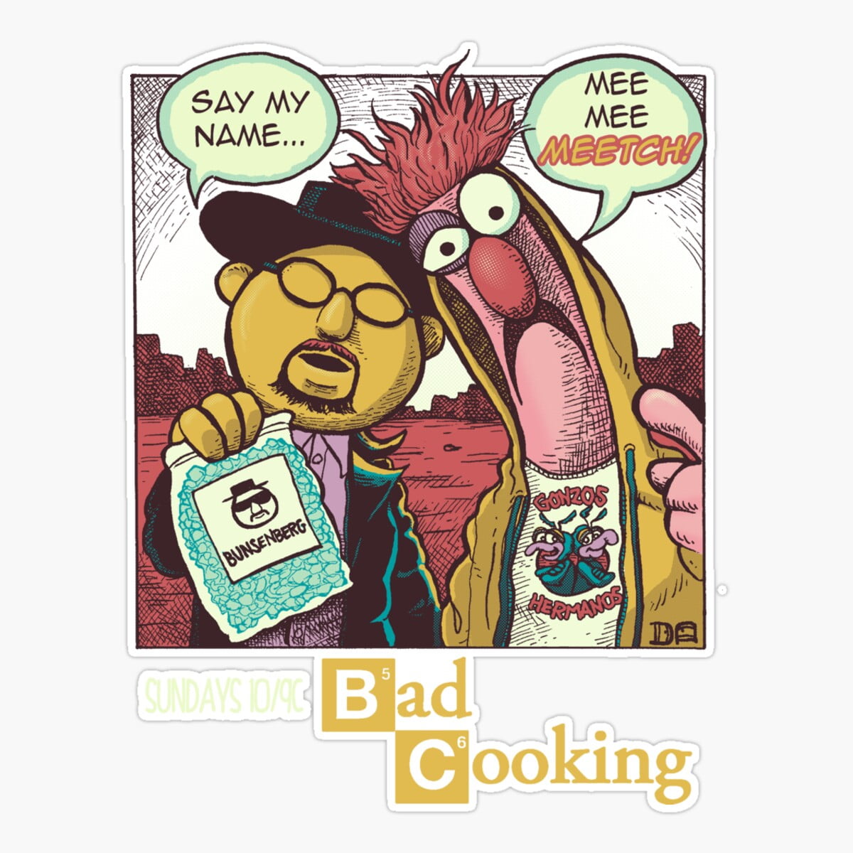 Onim Bad Cooking Sticker, Phone Decal Water Bottle Stickers Car Decals ...