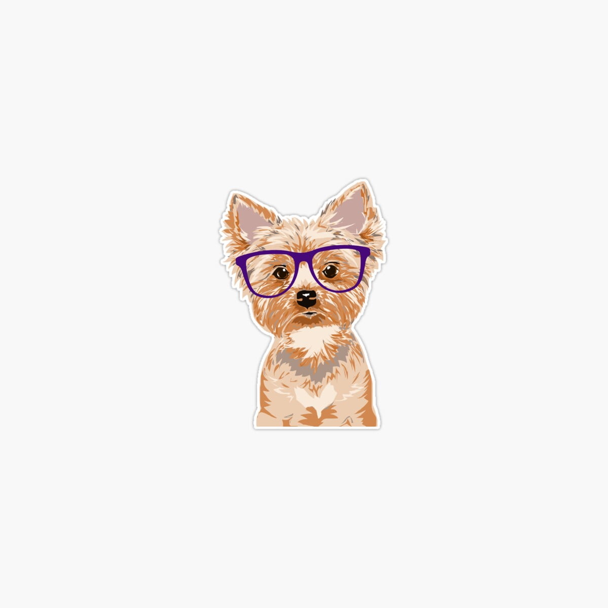 Onim Bailey The Yorkie Sticker, Phone Decal Water Bottle Stickers Car ...
