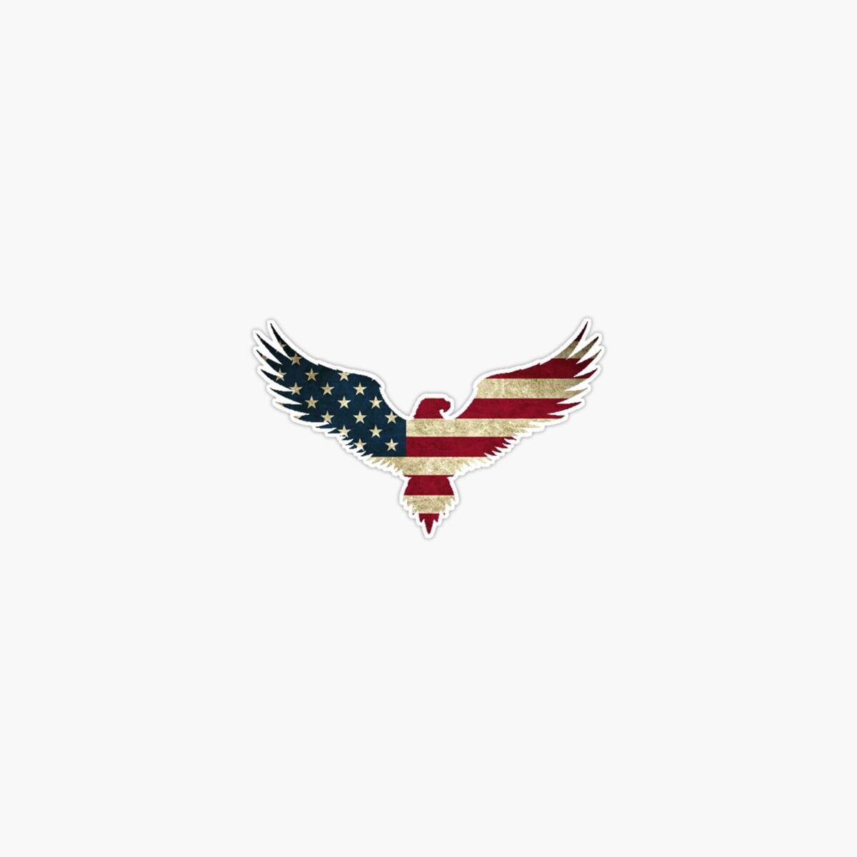 Onim Bald Eagle- America Sticker, Phone Decal Water Bottle Stickers Car ...
