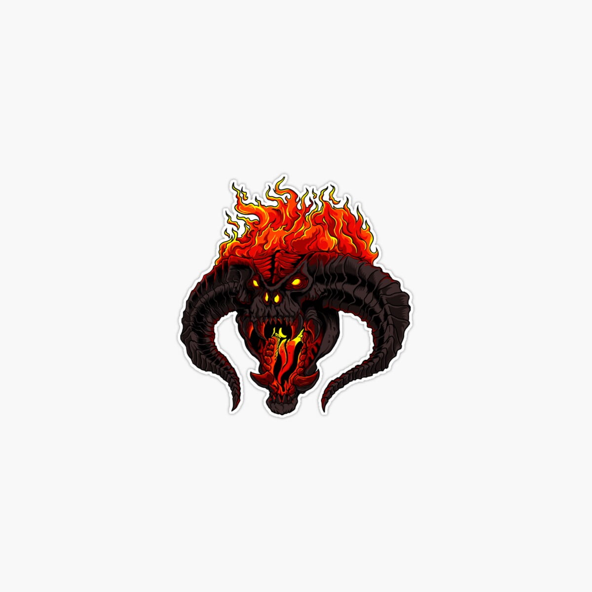 Onim Balrog Sticker, Phone Decal Water Bottle Stickers Car Decals ...