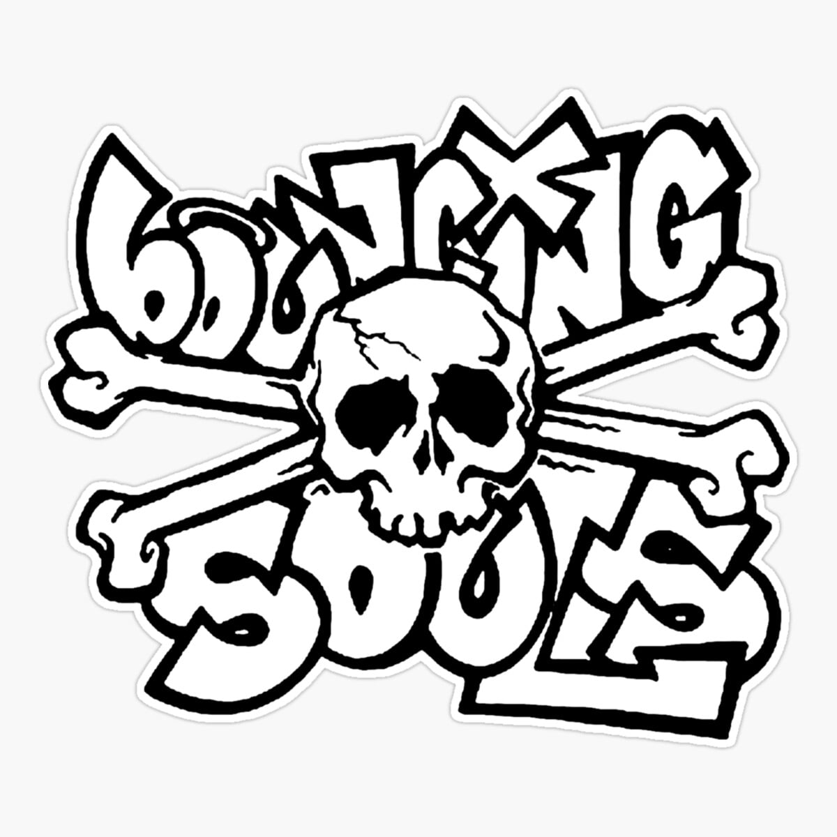 Onim Band Skull Logo Sticker, Phone Decal Water Bottle Stickers Car ...