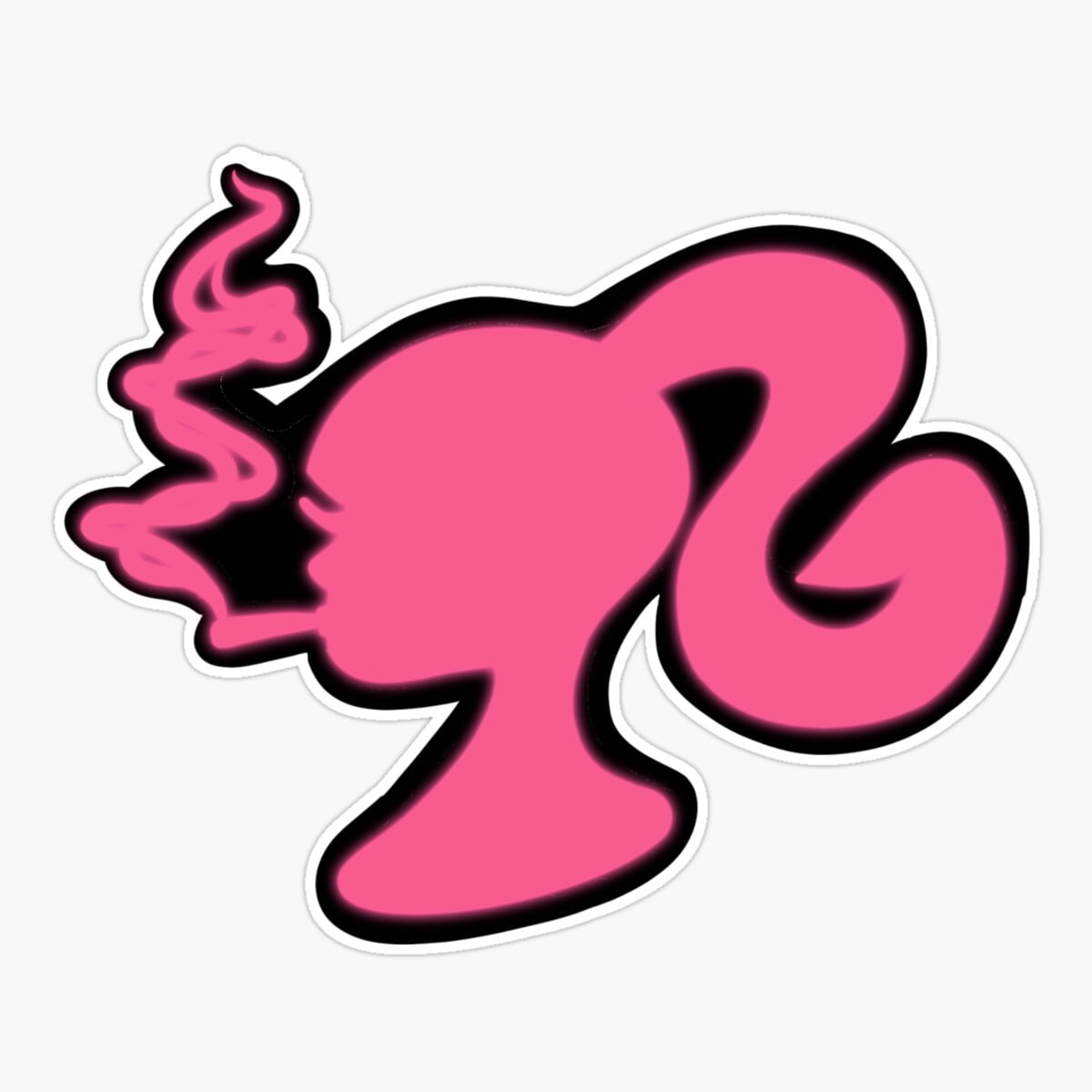 Onim Barbie Sticker, Phone Decal Water Bottle Stickers Car Decals ...
