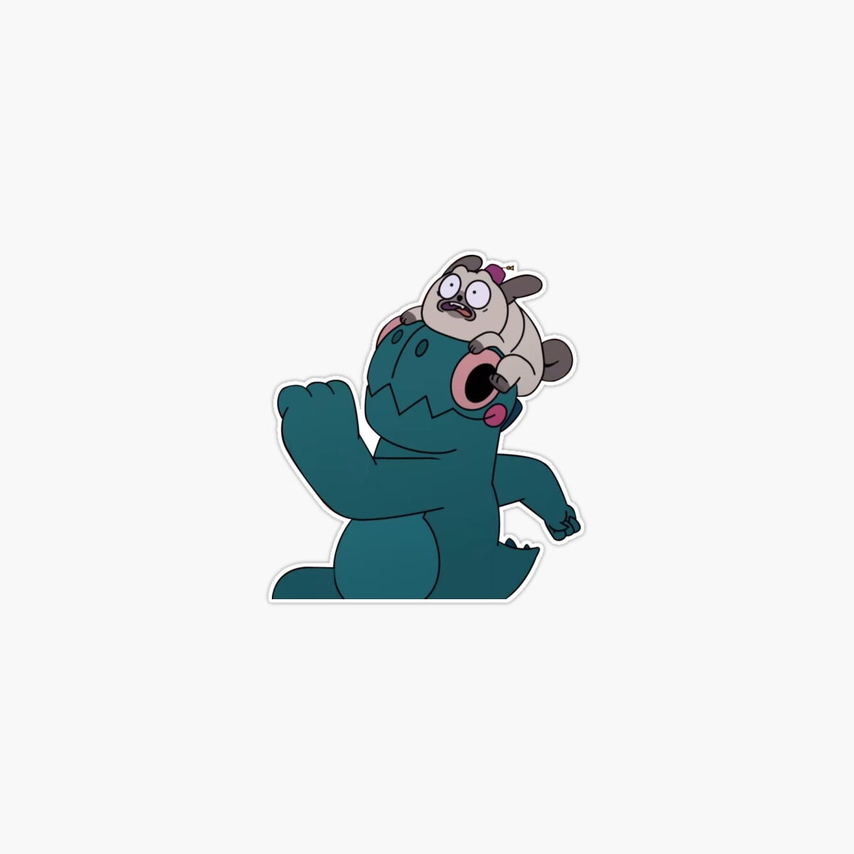 Onim Barney And Pugsley - Dead End Sticker, Phone Decal Water Bottle ...