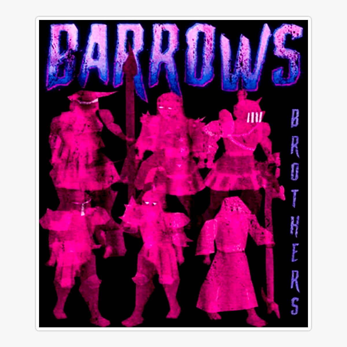 Onim Barrows Runescape Sticker, Phone Decal Water Bottle Stickers Car ...