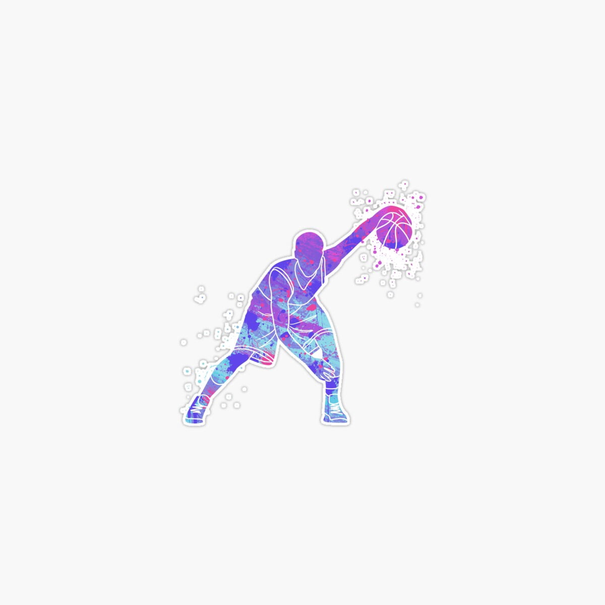 Onim Basketball,Basketball Player,Sports Sticker, Phone Decal Water ...