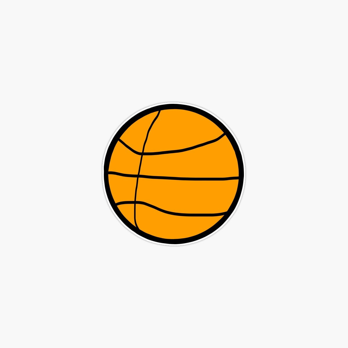 Onim Basketball Design Sticker, Phone Decal Water Bottle Stickers Car ...