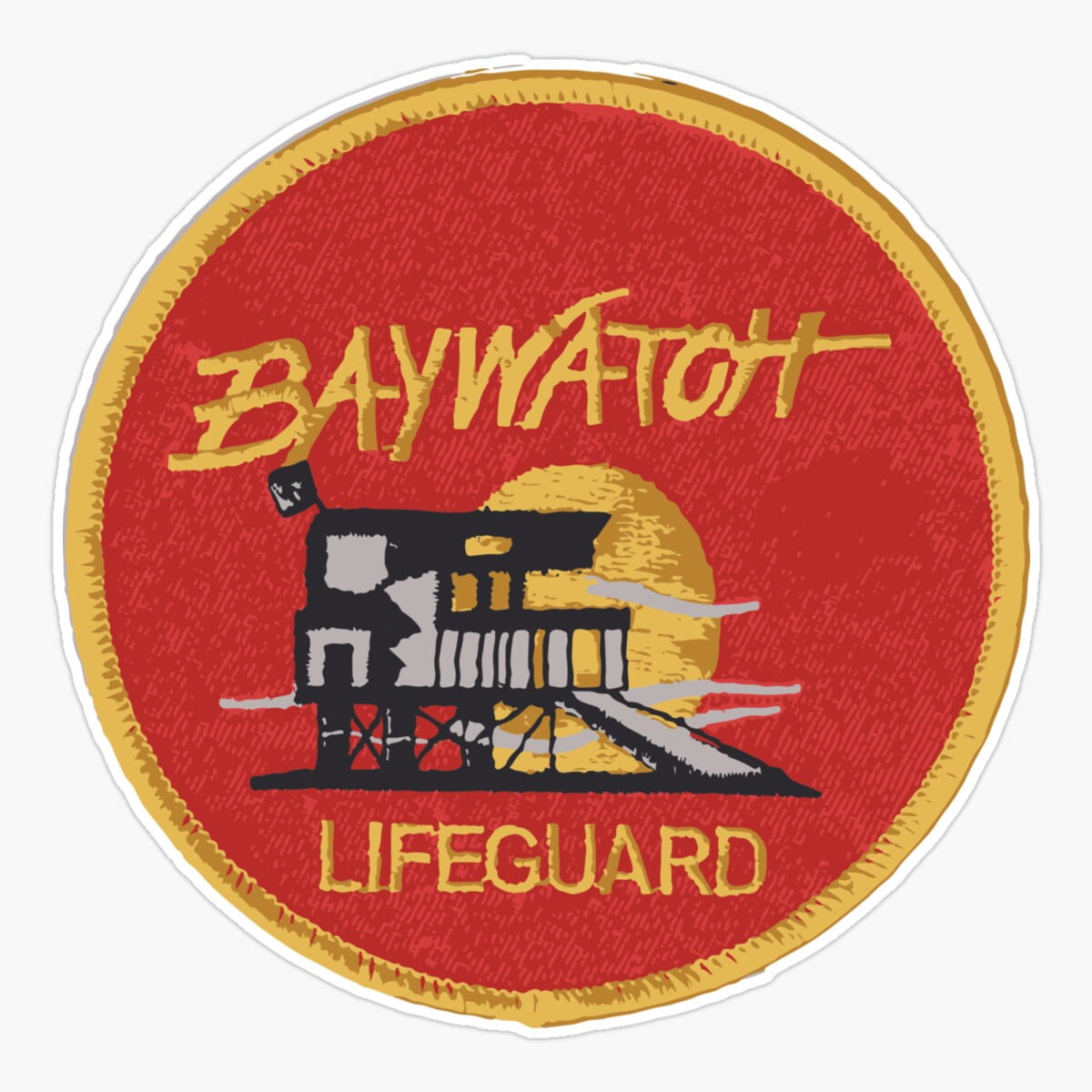 Onim Baywatch Badge - Uniform Sticker, Phone Decal Water Bottle ...