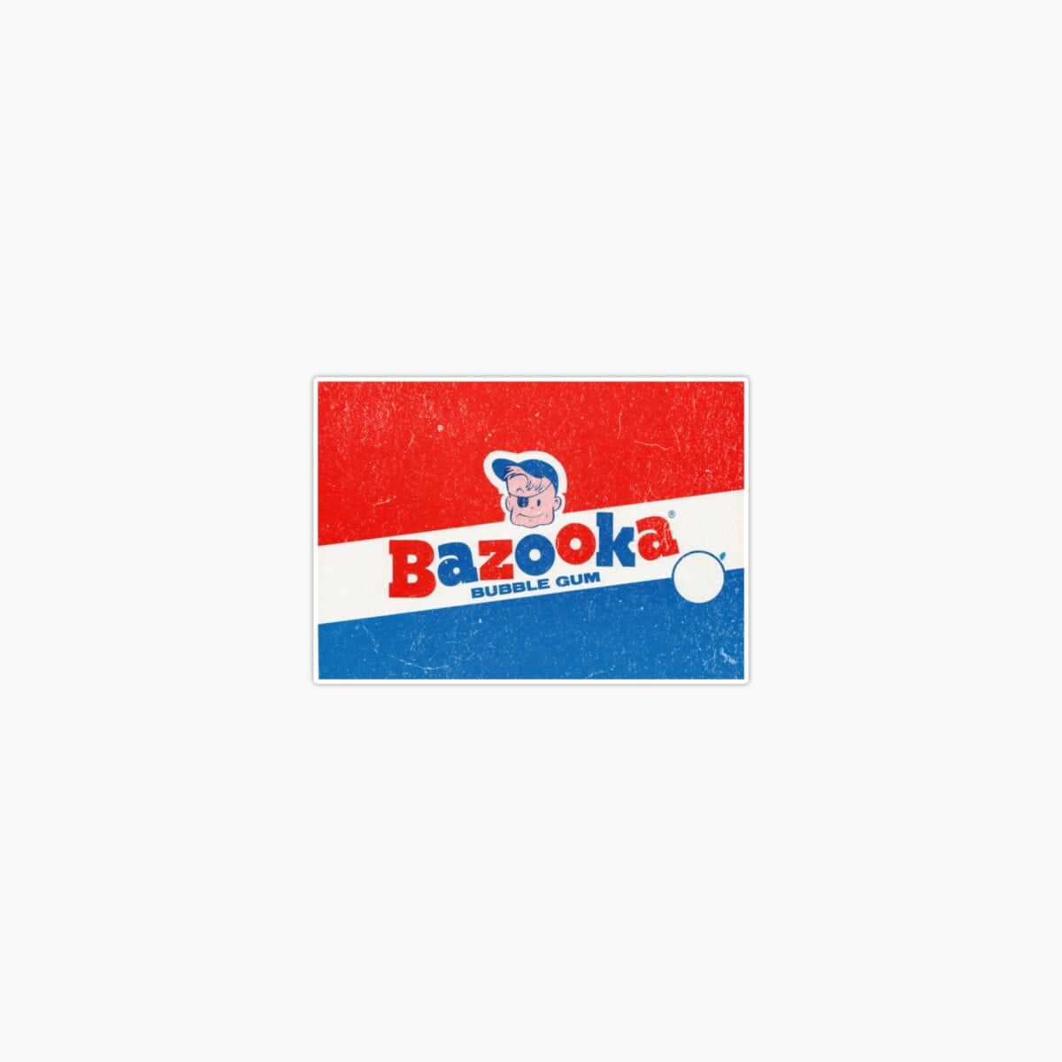 Onim Bazooka Joe Alternate Sticker - Walmart.com