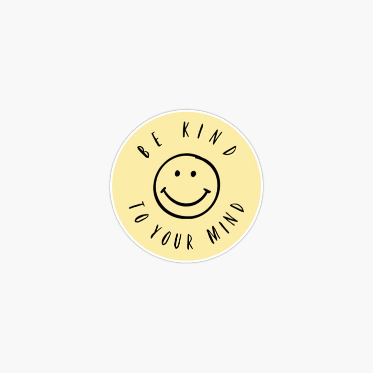 Onim Be Kind To Your Mind Sticker, Phone Decal Water Bottle Stickers ...