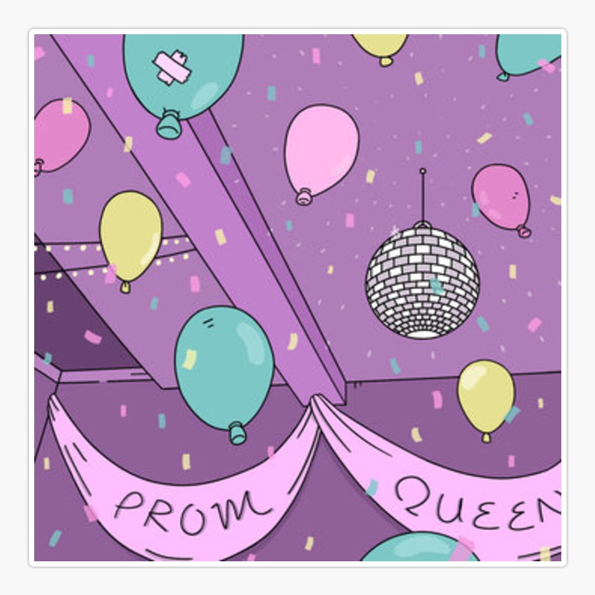 Onim Beach Bunny Prom Queen !! Sticker, Phone Decal Water Bottle ...
