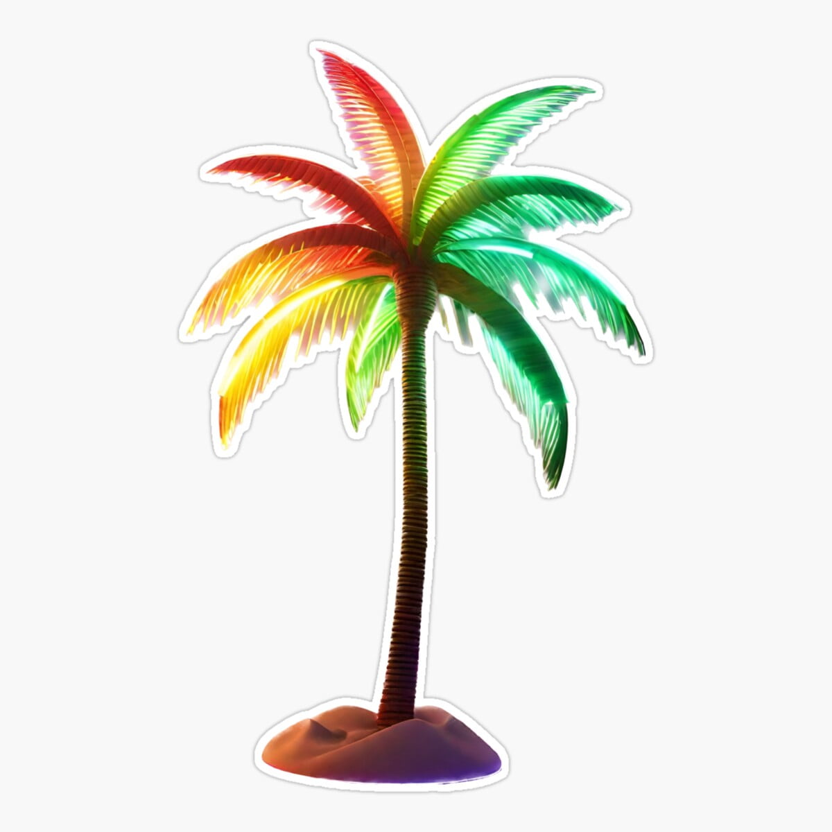 Onim Beach Christmas Sticker, Phone Decal Water Bottle Stickers Car ...